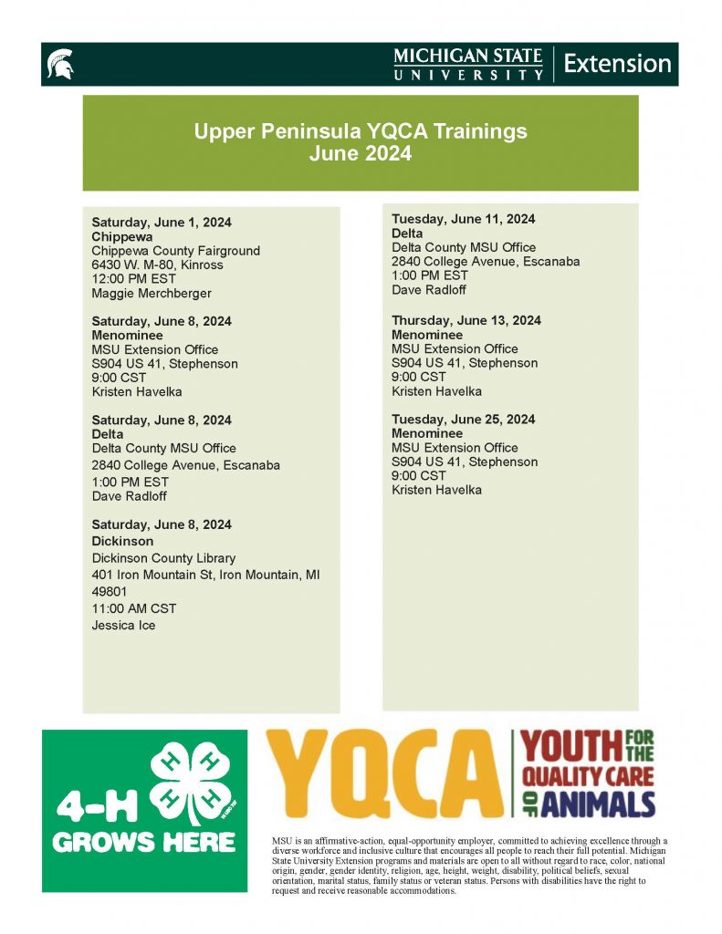 YQCA | UP State Fair