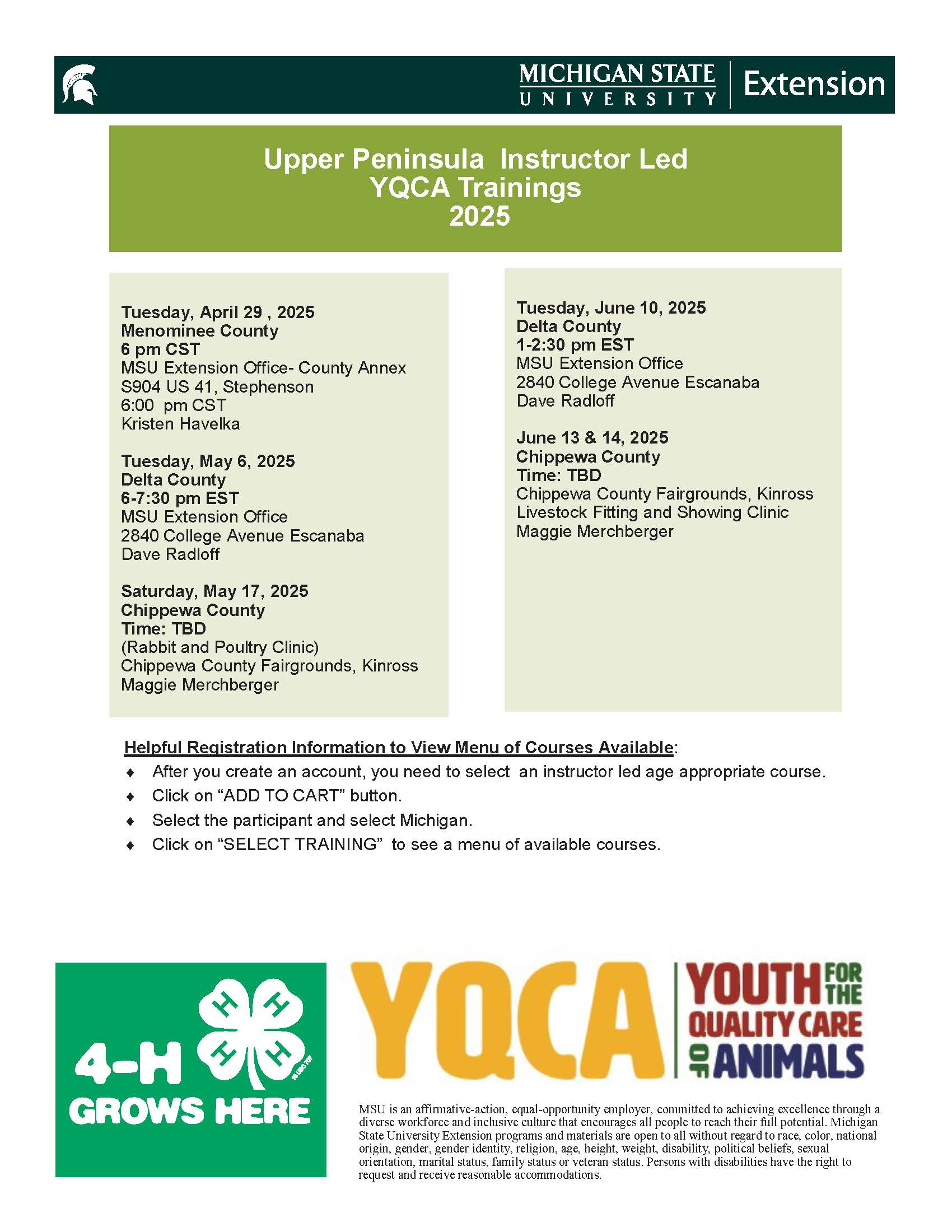 YQCA | UP State Fair